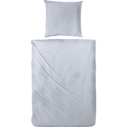 Bettwäsche Primera "Faúxuni", grau, B/L: 200cm x 200cm, 1 Stk., 1 Stk., Satin, B/L: 80cm x 80cm & 80cm x 80cm, 3 Stk., Satin, Obermaterial: 100% Baumwolle, Bettwäsche, mit grafischen kleinen Mustern