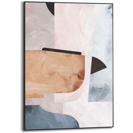Poster Reinders "Abstrakte Illusion II", beige (farbe bild(er): beige), B:50cm H:70cm T:1,6cm, MDF, Bilder