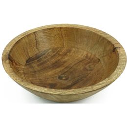 Obstschale NOOR LIVING, braun, H:6cm Ø:20cm, Holzwerkstoff, Schüsseln, aus Mangoholz