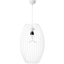 Kayoom Hängeleuchte "Hängelampe Reyna 110", weiß, 1, H: 55cm, 1 Stk., Leuchten, Industrie- und Nostalgie-Design