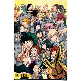 Poster Reinders "My Hero Academia - UA class 1-A", bunt (farbe bild(er): bunt), B:61cm H:91,5cm T:0,1cm, Papier, Bilder, Poster