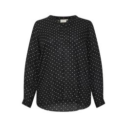 Kaffe CURVE Bluse 'Joy' Damen Größe 4XL schwarz / weiß
