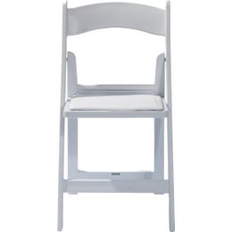 Klappstuhl Essentials "Hochzeit", weiß, B:41cm H:77cm T:47,5cm, Polypropylen, Stühle, Polypropylene