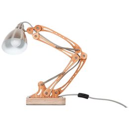 Kayoom Tischleuchte "Tischlampe Merop", grau, 1, H: 55cm, 1 Stk., Leuchten, hochwertig, außergewöhnlich, Schreibtischlampe