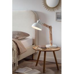 Salesfever Tischleuchte "Skjold", weiß, 1, H: 50cm, 1 Stk., Leuchten, mit beweglichem Gelenkarm, Schreibtischlampe
