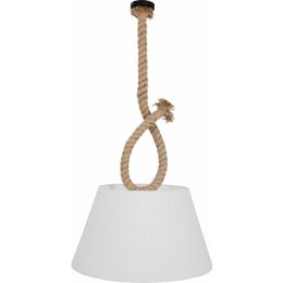 Näve NÄVE Pendelleuchte "Rope", beige (natur), 1, Leuchten, Exkl. 1x E27 max. 40W,Juteseil