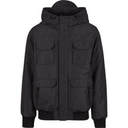 Allwetterjacke Brandit "Brandit Brandit Men Exploration Jacket", Herren, Gr. L, schwarz, 100% Polyester, unifarben, normal, ohne Ausschnitt, Jacken