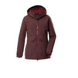 Funktionsparka Killtec "KOW 16 WMN PRK", Damen, Gr. 38, rot (dunkelweinrot), Obermaterial: 100% Polyester. Futter: 100% Polyester. Wattierung: 100% Polyester, Jacken, wärmend & wasser- & winddicht