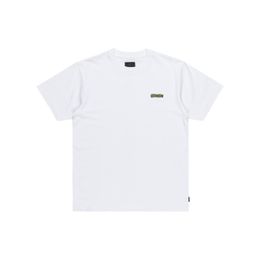 T-Shirt DC Shoes "Patch It", Herren, Gr. L, weiß, 100% Baumwolle, Shirts