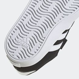 Klettschuh adidas Sportswear "VL COURT 3.0", Gr. 25, schwarz-weiß (core schwarz, cloud weiß, core schwarz), Leder, Synthetik, Schuhe, für Kinder, inspiriert vom Design des adidas samba