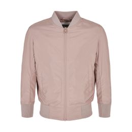 Anorak Urban Classics "Urban Classics Damen Girls Light Bomber Jacket", Mädchen, Gr. 110/116, rosa (duskrose), 100% Polyester, unifarben, normal, Rundhals, Jacken