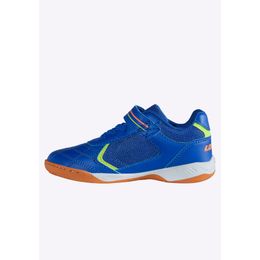 Hallenschuh Lotto, Gr. 31, blau, fr.orange, Synthetik, Sportlich, Schuhe