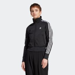 Trainingsjacke adidas originals "FIREBIRD TT", Damen, Gr. L, schwarz, Obermaterial: 100% Polyester, gestreift, normal, Jacken, Sportjacke, Track Top