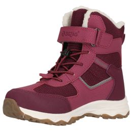 Winterboots ZIGZAG "Balful Kids Boot WP", Jungen, Gr. 38, schwarz lila, Synthetik, Textil, Schuhe, Snowboots, Winterstiefel, Winterschuhe, wasserdicht, Warmfutter