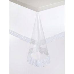 Tischdecke Gr. 2, transparent, B:130cm L:160cm, Tischdecken, Tischdecke Gartentischdecke