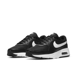 Sneaker Nike Sportswear "AIR MAX SC", Gr. 36,5, schwarz-weiß (schwarz, weiß, textil), Leder, Textil, Sportlich, Schuhe