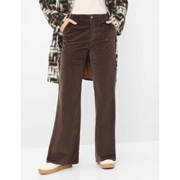 5-Pocket-Hose Brax "Style MAINE", Damen, Gr. 46, Normalgrößen, dunkelbraun, Web, 77% Baumwolle, 22% Lyocell, 1% Elasthan, Hosen
