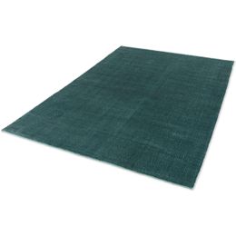 Sch&ouml;ner Wohnen Kollektion Teppich "Aura" Gr. 3, gr&uuml;n, B:140cm H:15mm L:200cm, Kunstfaser, Viskose, SCH&Ouml;NER WOHNEN-KOLLEKTION, Teppiche, Teppich, seidige Viskose, Wohnzimmer