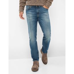 5-Pocket-Jeans Brax "Style CHUCK", Herren, Gr. 42, Länge 30, blau, Denim/Jeans, 99% Baumwolle, 1% Elasthan, Jeans