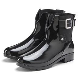 Gummistiefelette Vivance, Damen, Gr. 36, schwarz, Obermaterial: 100% PVC. Futter: 100% Textilmaterial. Decksohle: 100% Textilmaterial. Laufsohle: 100% Synthetik, glänzend, unifarben, Schuhe Chelseaboots Gummiboots Schlupfboots, Gummistiefel im Chelsea-Look, Schlupfstiefel, Boots, Stiefel VEGAN, Topseller