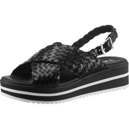 Heine Damen Sandalette schwarz Gr&ouml;&szlig;e 36