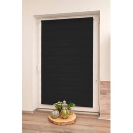 Doppelrollo K-home "Maringa Klemmfix" Gr. 40, schwarz, B:35cm H:150cm, Polyester, Rollos, in verschiedenen Größen und 11 Farben erhältlich