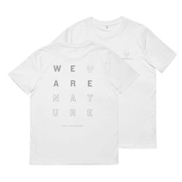 Vivobarefoot Human Nature T-Shirt Bekleidung Unisex weiß