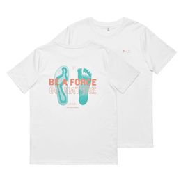 Vivobarefoot Force Of Nature T-Shirt Bekleidung Unisex weiß