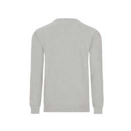 Sweatshirt TRIGEMA "TRIGEMA Sweatshirt", Damen, Gr. L, grau (grau, melange), 70% Baumwolle, 30% Polyester, Basic, Sweatshirts
