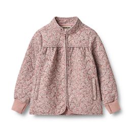 Wheat M&auml;dchen Steppjacke "Thermo Jacket Tilde"soft lavender flowers, Gr. 152, gebl&uuml;mt, Web, Obermaterial: 100% Polyester, Jacken, wasserdicht