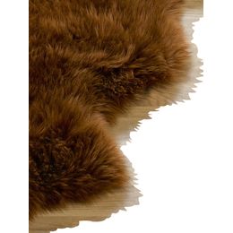 Teppich HEINE HOME Gr. 2, braun, B:63cm H:70mm L:175cm, Lammfell, Teppiche, Fellteppich Schurwollteppich Teppich