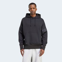 Kapuzensweatshirt adidas originals "NEU C HD", Herren, Gr. S, schwarz (schwarz, carbon), Obermaterial: 53% Baumwolle, 47% Polyester, Sweatshirts