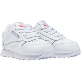 Sneaker Reebok CLASSIC "CLASSIC LEATHER", Gr. 22, weiß, Leder, Synthetik, Schuhe