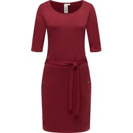 Ragwear Kleid Damen Größe 40 karminrot Winterkleid