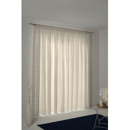 Vorhang Adam "Little Parrot" Gr. 1, beige (natur), B:145cm H:175cm, Jacquard, Baumwolle (Bio-Baumwolle), Gardinen, aus 100% Bio-Baumwolle
