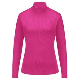 Peter Hahn - Rollkragen-Shirt, pink, Gr. 46 / L - Baumwolle