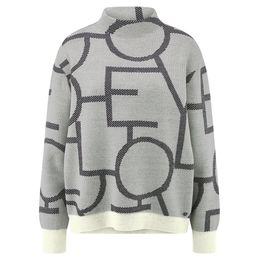 Peter Hahn Basler - Pullover mit Stehkragen, beige, Gr. 38 / S - Schurwolle