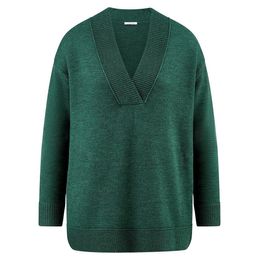 Peter Hahn - V-Pullover, grün, Gr. 40 / M - Schurwolle