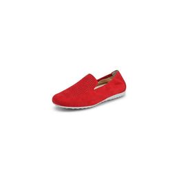 Semler - Slipper Nele, rot, Gr. 38.5 - Leder