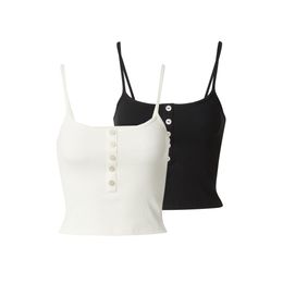 Only Top 'ONLNESSA' Damen Gr&ouml;&szlig;e M schwarz / wollwei&szlig;