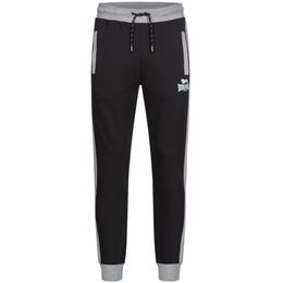 Lonsdale Hose 'Brocklehill' Herren Gr&ouml;&szlig;e 31/32 graumeliert / schwarz