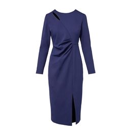 Quiosque Kleid Damen Gr&ouml;&szlig;e 50 navy Winterkleid