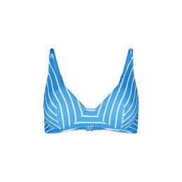 Skiny Bikinitop Damen Gr&ouml;&szlig;e 80 hellblau / wei&szlig;