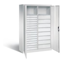 C+P Werkzeugschrank Acurado, H1950xB1200xT500mm, Front Lichtgrau, Korpus Lichtgrau (8931-303) ; C + P Möbelsysteme (8931-303|S10042)