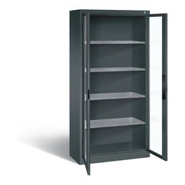 C+P Werkzeugschrank Acurado, H1950xB930xT400mm, Front Anthrazitgrau, Korpus Anthrazitgrau (8920-055) ; C + P Möbelsysteme (8920-055|S10141)