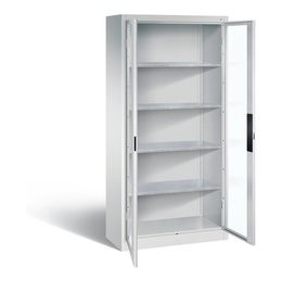 C+P Werkzeugschrank Acurado, H1950xB930xT400mm, Front Lichtgrau, Korpus Lichtgrau (8920-055) ; C + P Möbelsysteme (8920-055|S10107)