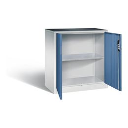 C+P Werkzeugschrank Acurado, H1000xB930xT500mm, Front Fernblau, Korpus Lichtgrau (8821-000) ; C + P Möbelsysteme (8821-000|S10311)