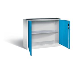 C+P Werkzeugschrank Acurado, H1000xB1200xT400mm, Front Lichtblau, Korpus Lichtgrau (8830-000) ; C + P Möbelsysteme (8830-000|S10207)