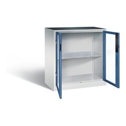 C+P Werkzeugschrank Acurado, H1000xB930xT500mm, Front Fernblau, Korpus Lichtgrau (8821-055) ; C + P Möbelsysteme (8821-055|S10239)