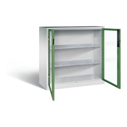 C+P Werkzeugschrank Acurado, H1200xB1200xT500mm, Front Resedagr&uuml;n, Korpus Lichtgrau (8531-055) ; C + P M&ouml;belsysteme (8531-055|S10173)